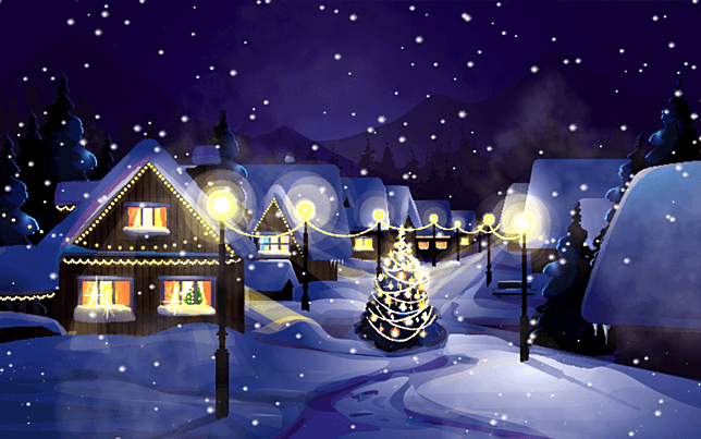 Christmas Snow Screensaver for Windows - Screensavers Planet