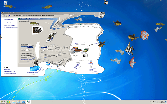 Desktop Fish Screensaver for Windows - Screensavers Planet
