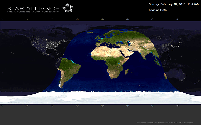 Star Alliance Flight Tracker Screensaver for Windows - Screensavers Planet